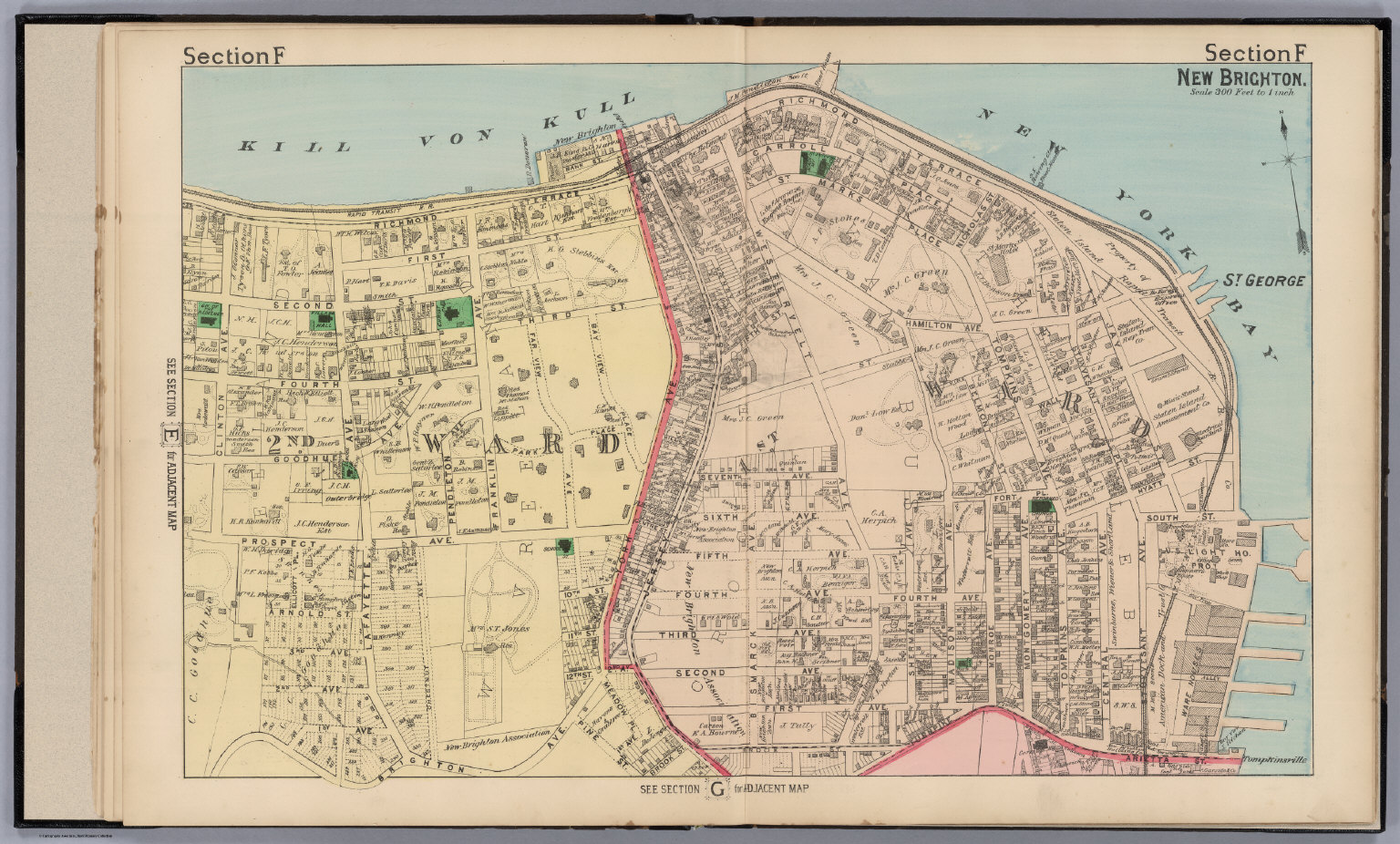 Section F. New Brighton. (Staten Island, New York). - David Rumsey ...