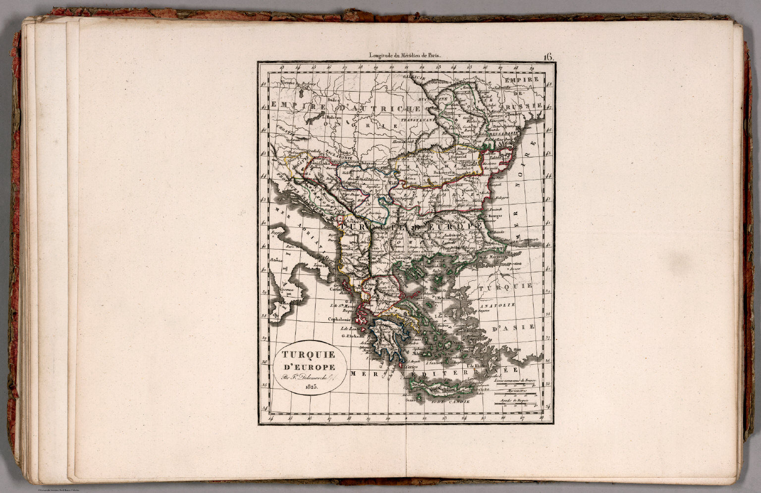 Turquie D'Europe ... 1825. - David Rumsey Historical Map Collection