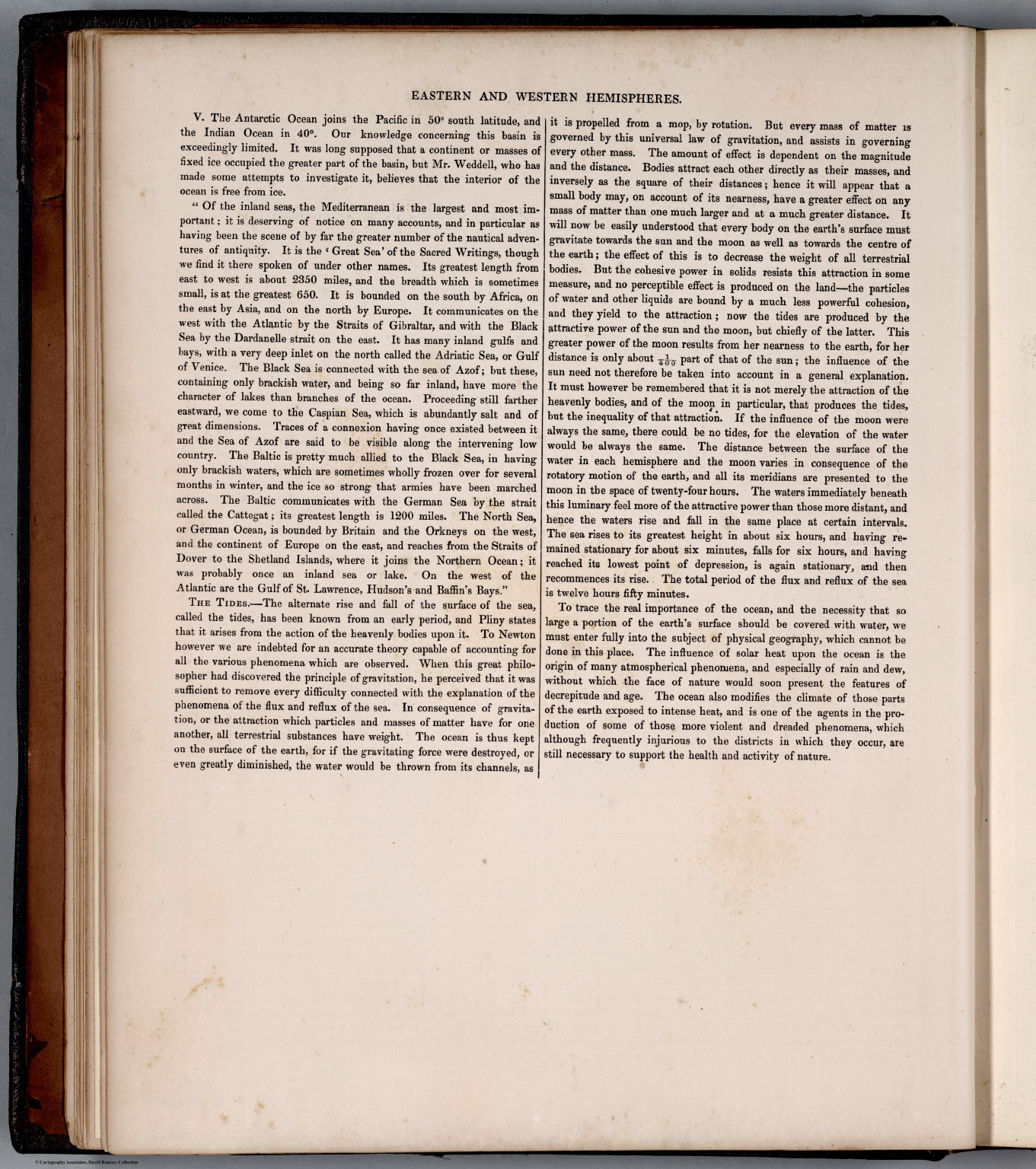 Text: Eastern and Western Hemispheres. - David Rumsey Historical Map ...