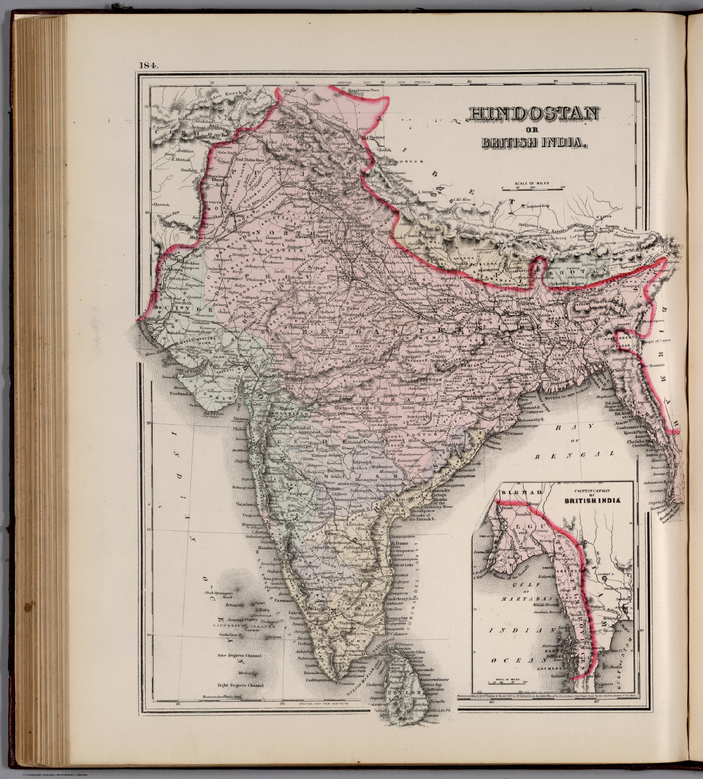 Hindostan or British India. - David Rumsey Historical Map Collection