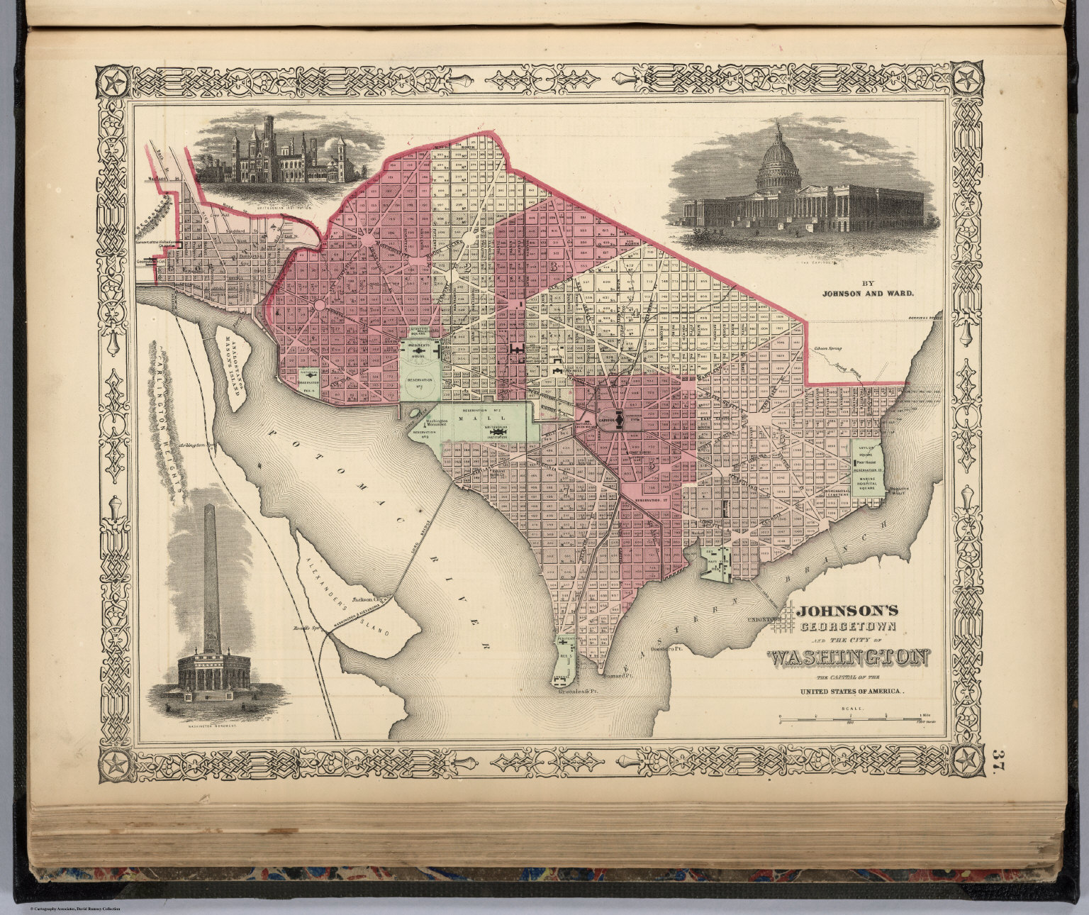 Georgetown and the City of Washington - David Rumsey Historical Map ...
