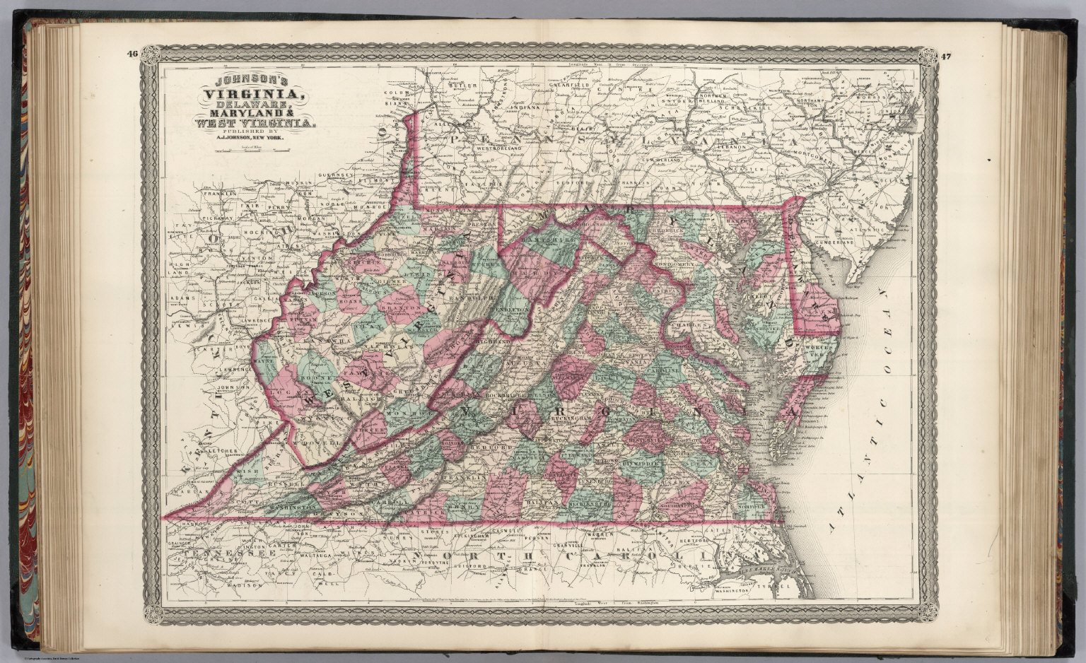 Virginia, Delaware, Maryland and West Virginia. - David Rumsey ...