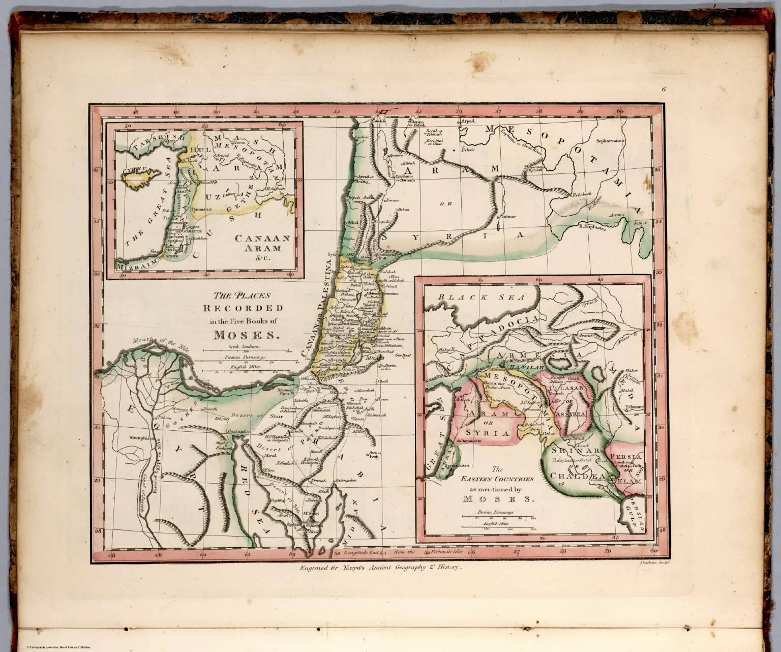 The Places Recorded in the Five Books of Moses - David Rumsey ...