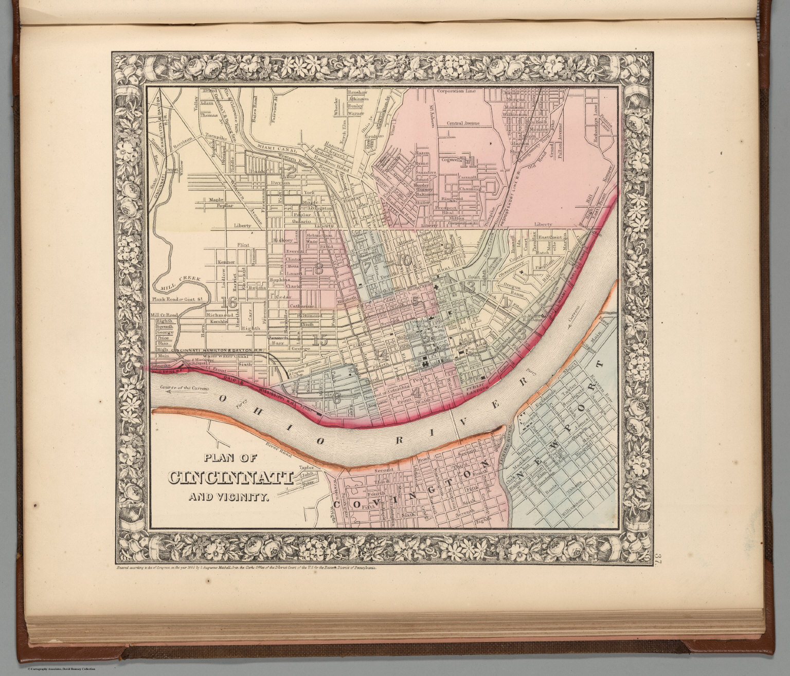 Plan of Cincinnati and Vicinity - David Rumsey Historical Map Collection