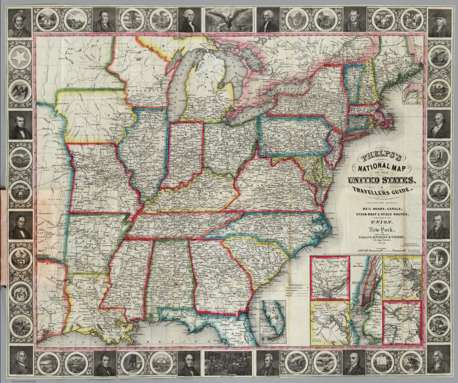 National Map Of The United States - David Rumsey Historical Map Collection