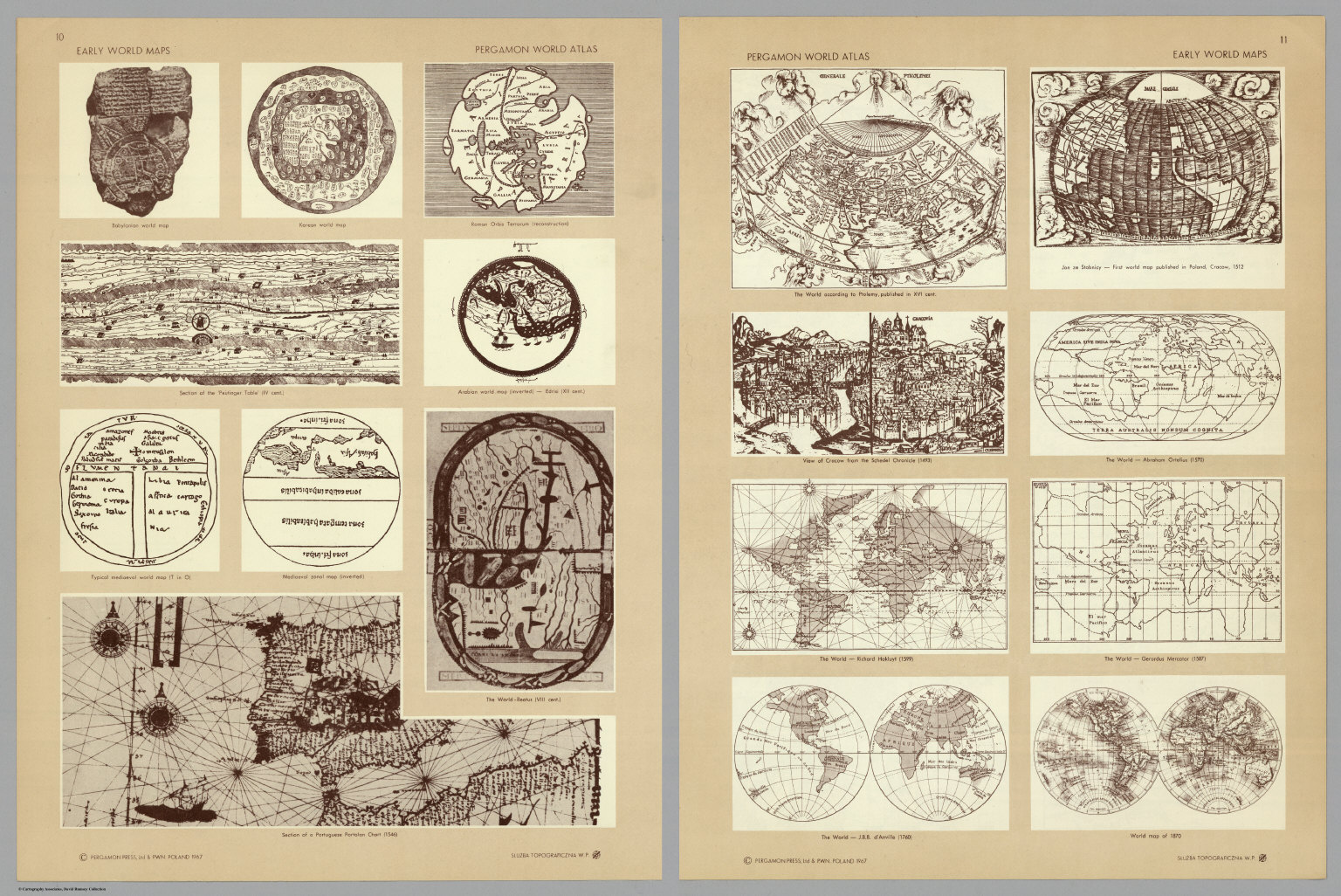 Early World Maps. Pergamon World Atlas. - David Rumsey Historical Map ...