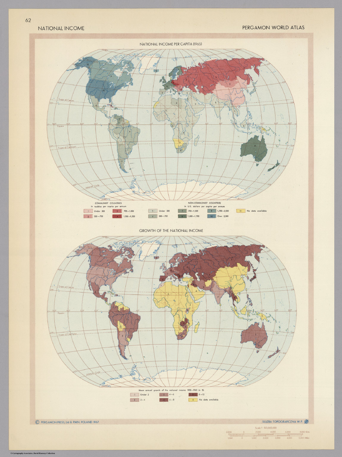 National Income. Pergamon World Atlas. - David Rumsey Historical Map ...
