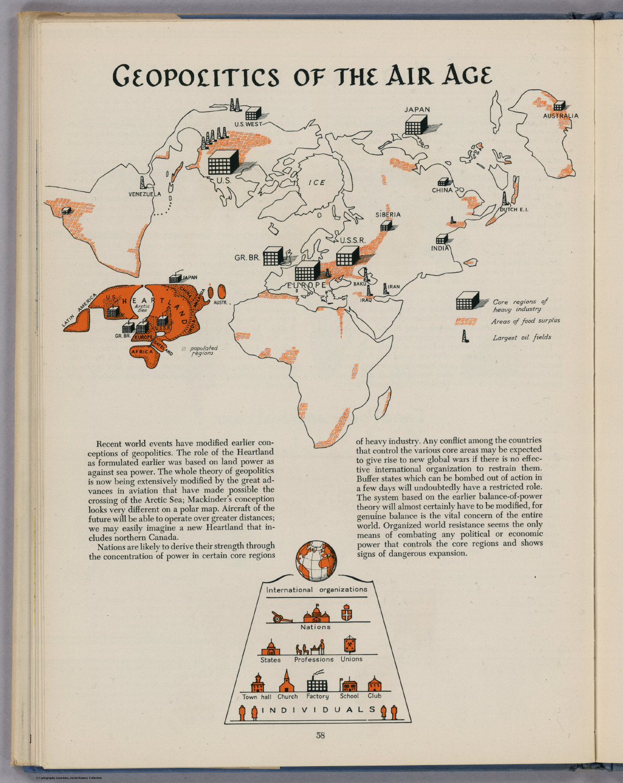 Geopolitics Of Air Age - David Rumsey Historical Map Collection