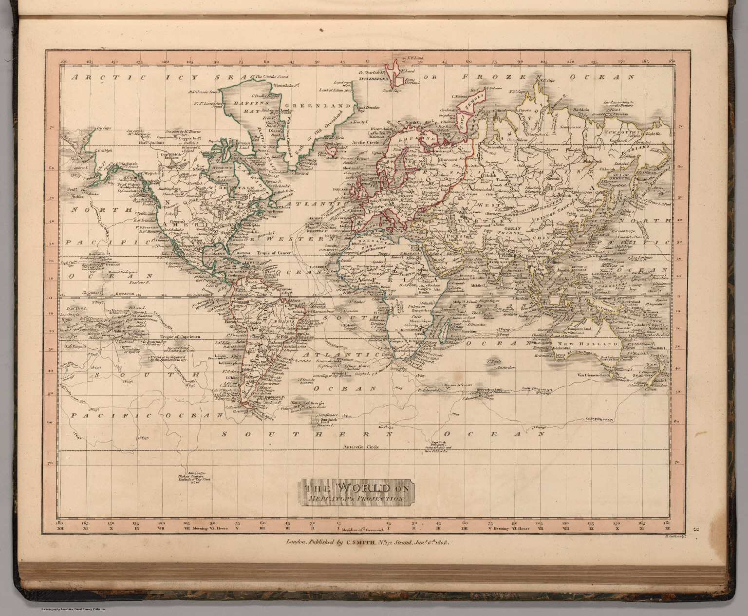 The World on Mercator's Projection. - David Rumsey Historical Map ...