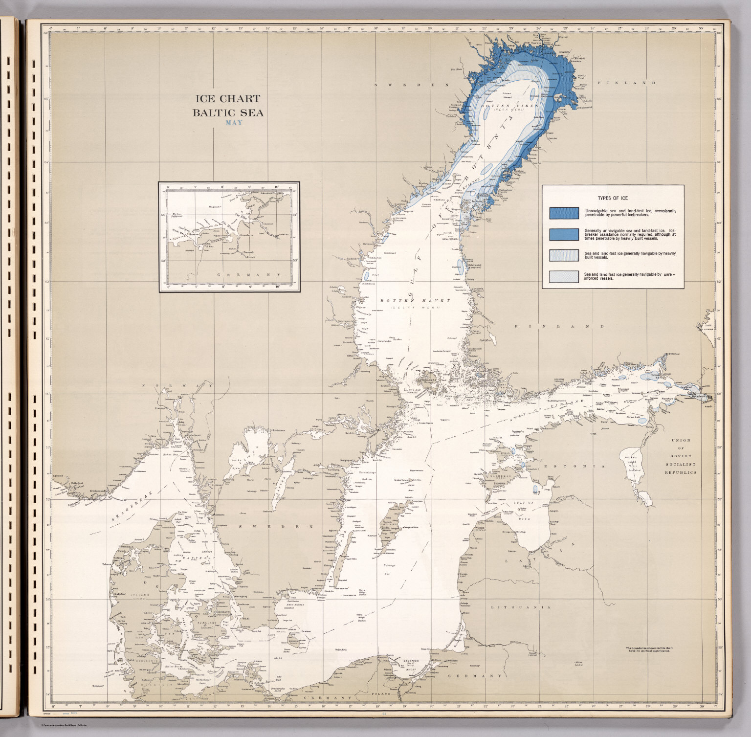 Ice Chart, Baltic Sea, May. - David Rumsey Historical Map Collection