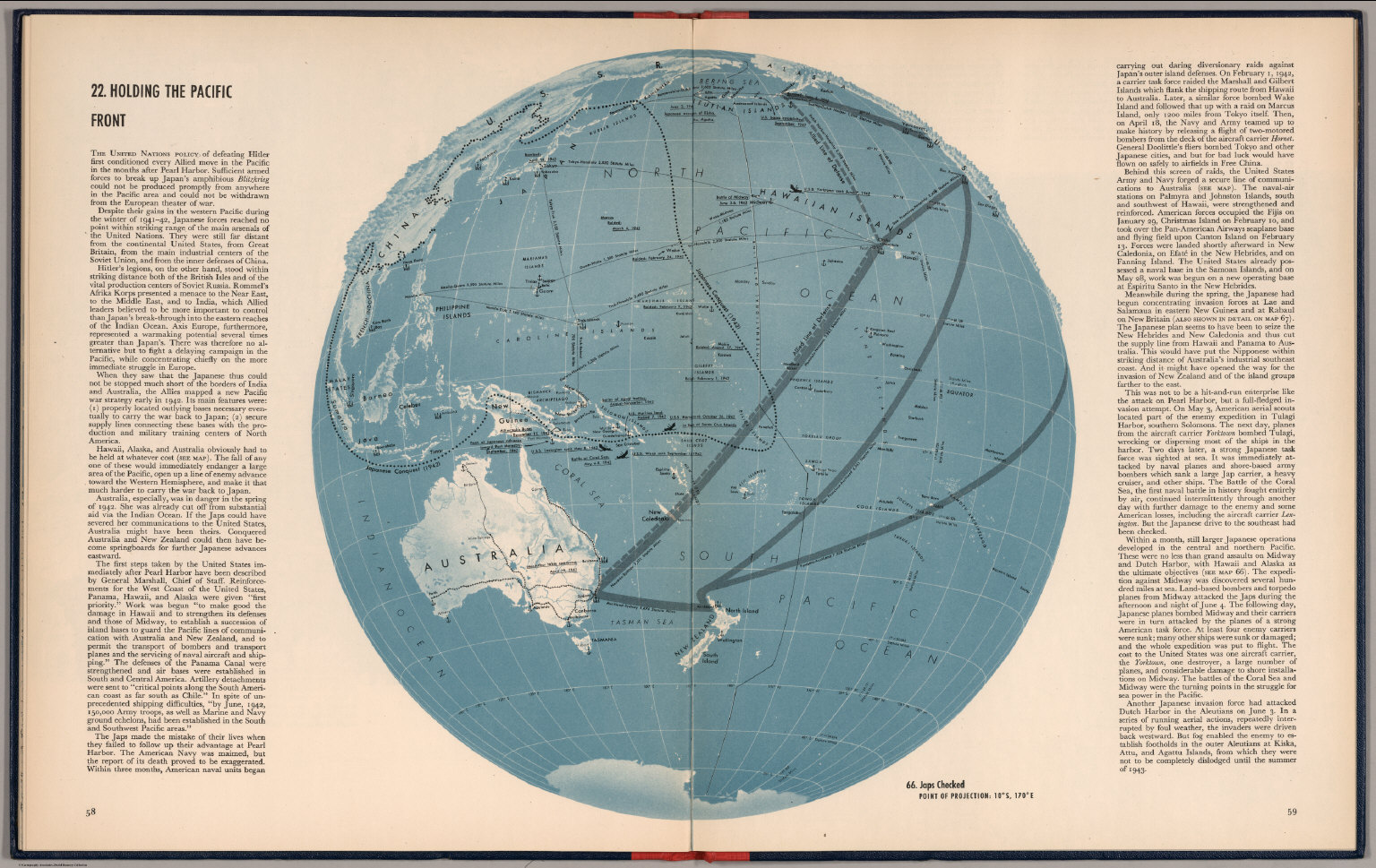 Pacific Front.(Continues) 22. Holding the Pacific Front - David Rumsey ...