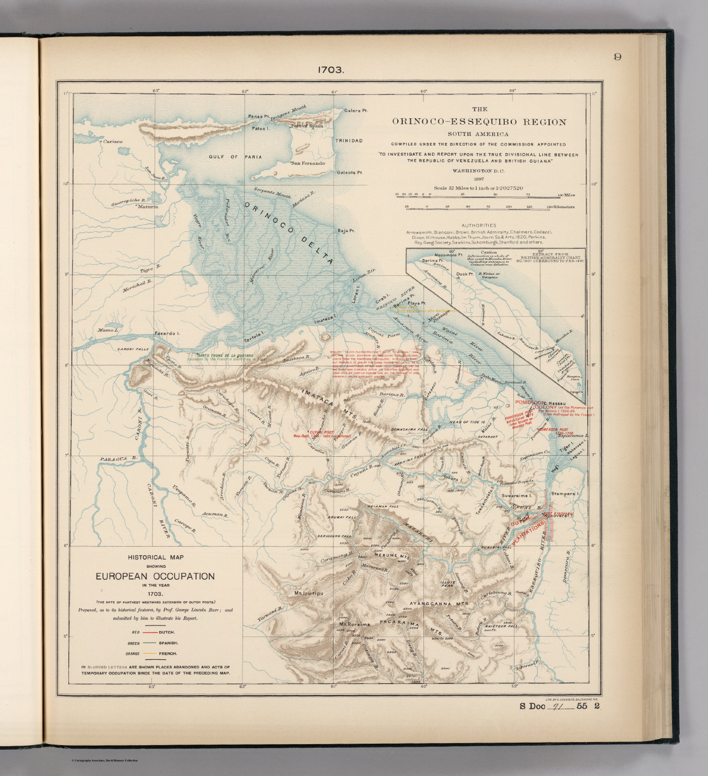 European Occupation in 1703. - David Rumsey Historical Map Collection