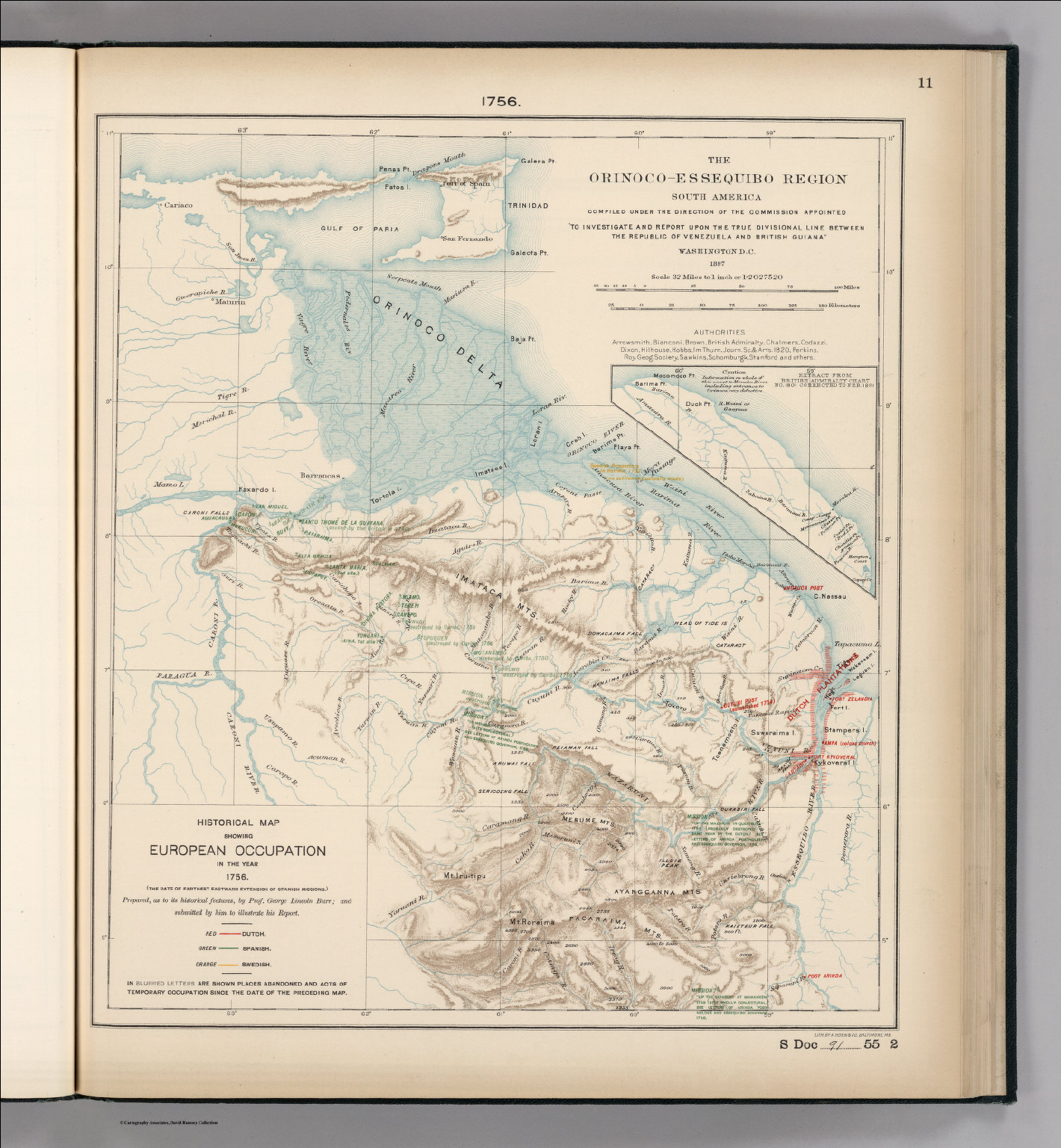 European Occupation in 1756. - David Rumsey Historical Map Collection