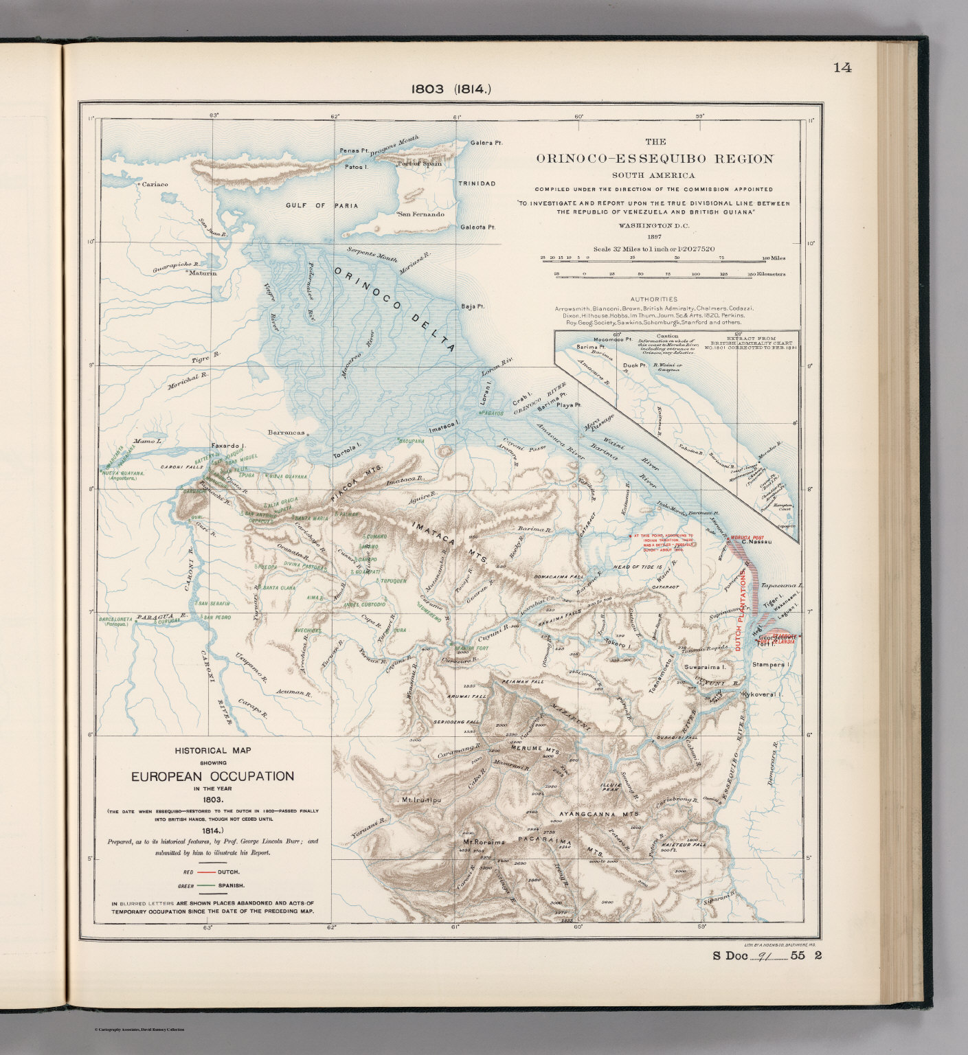 European Occupation in 1803 (1814). - David Rumsey Historical Map ...
