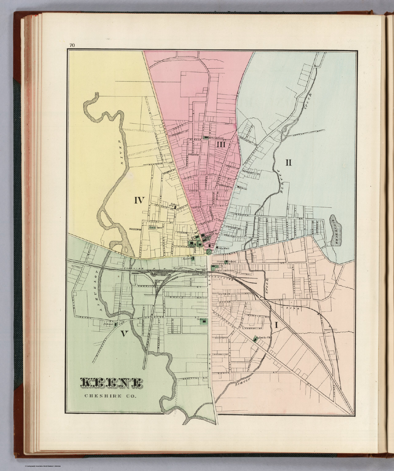 Keene, Cheshire Co. (New Hampshire). - David Rumsey Historical Map ...