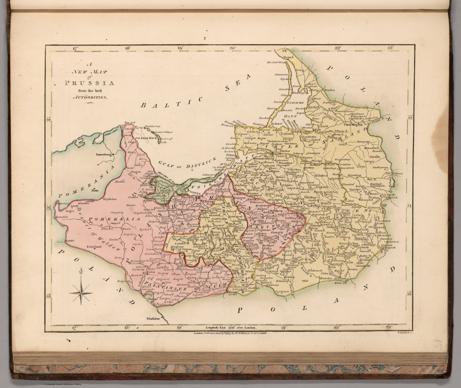 A New Map of Prussia. - David Rumsey Historical Map Collection