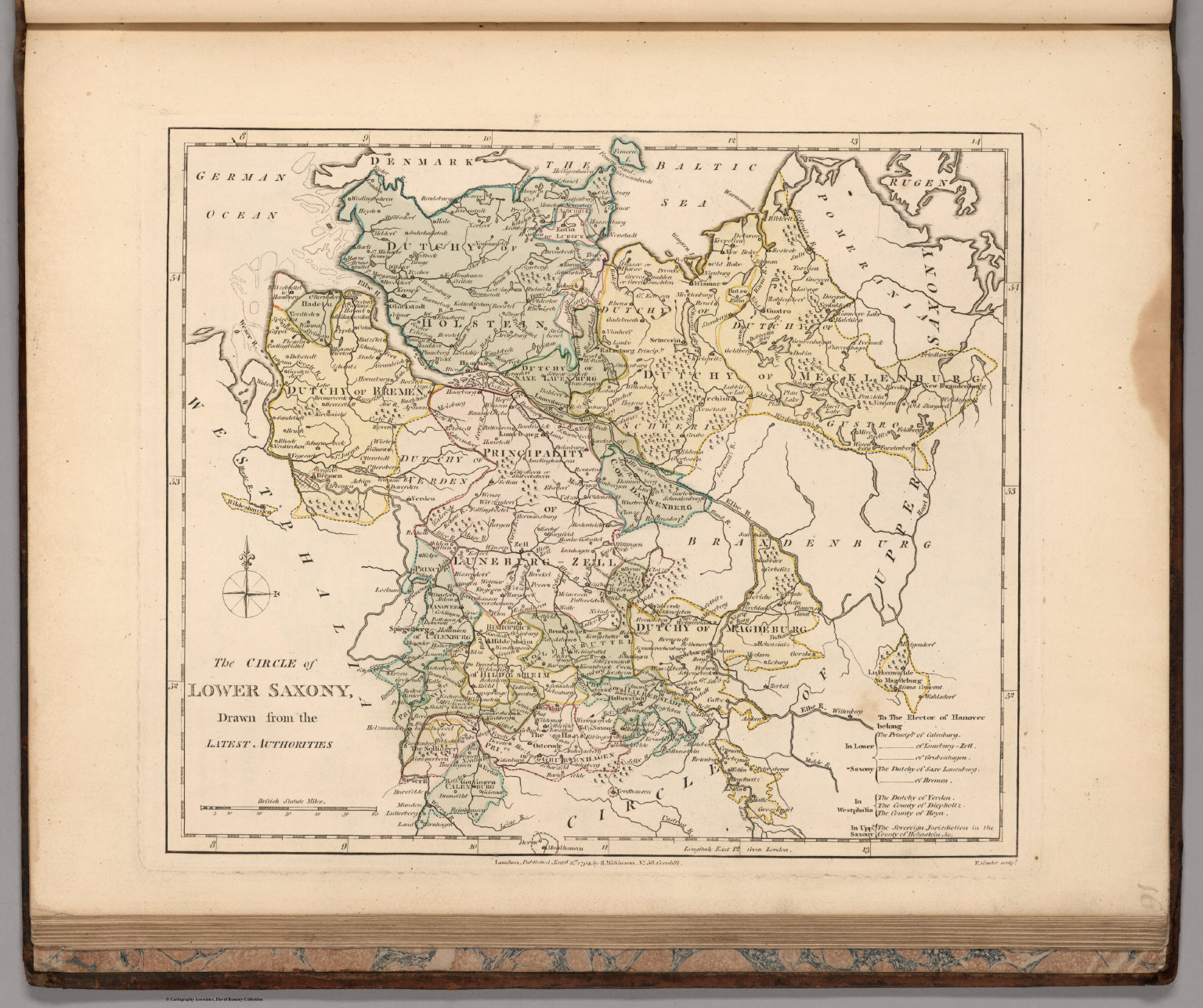 Lower Saxony. - David Rumsey Historical Map Collection