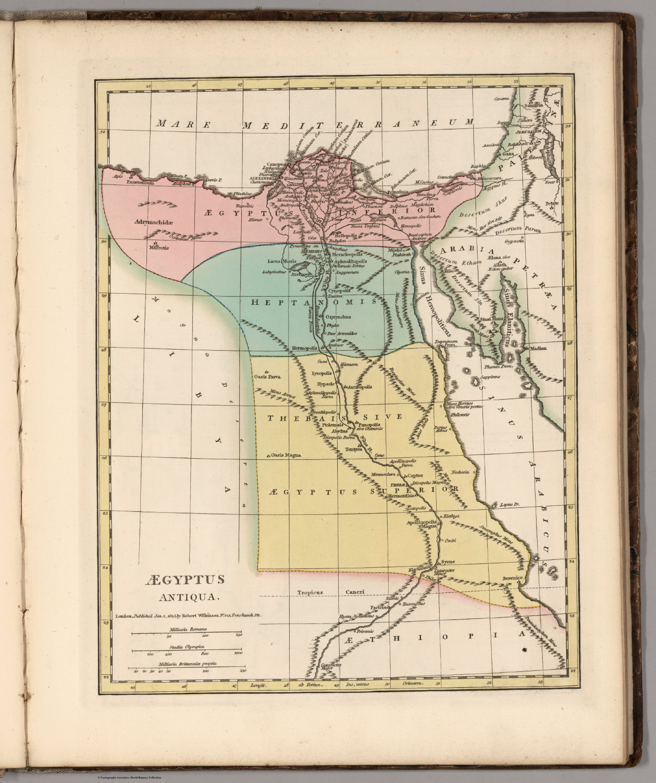 Aegyptus Antiqua. (Egypt). - David Rumsey Historical Map Collection