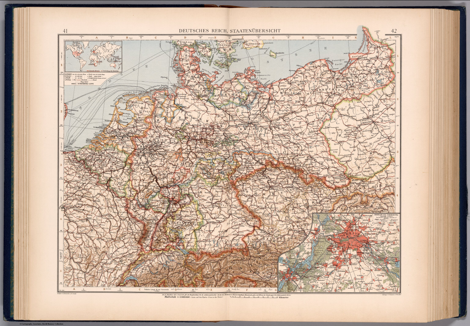Deutsches Reich, Staatenubersicht - David Rumsey Historical Map Collection