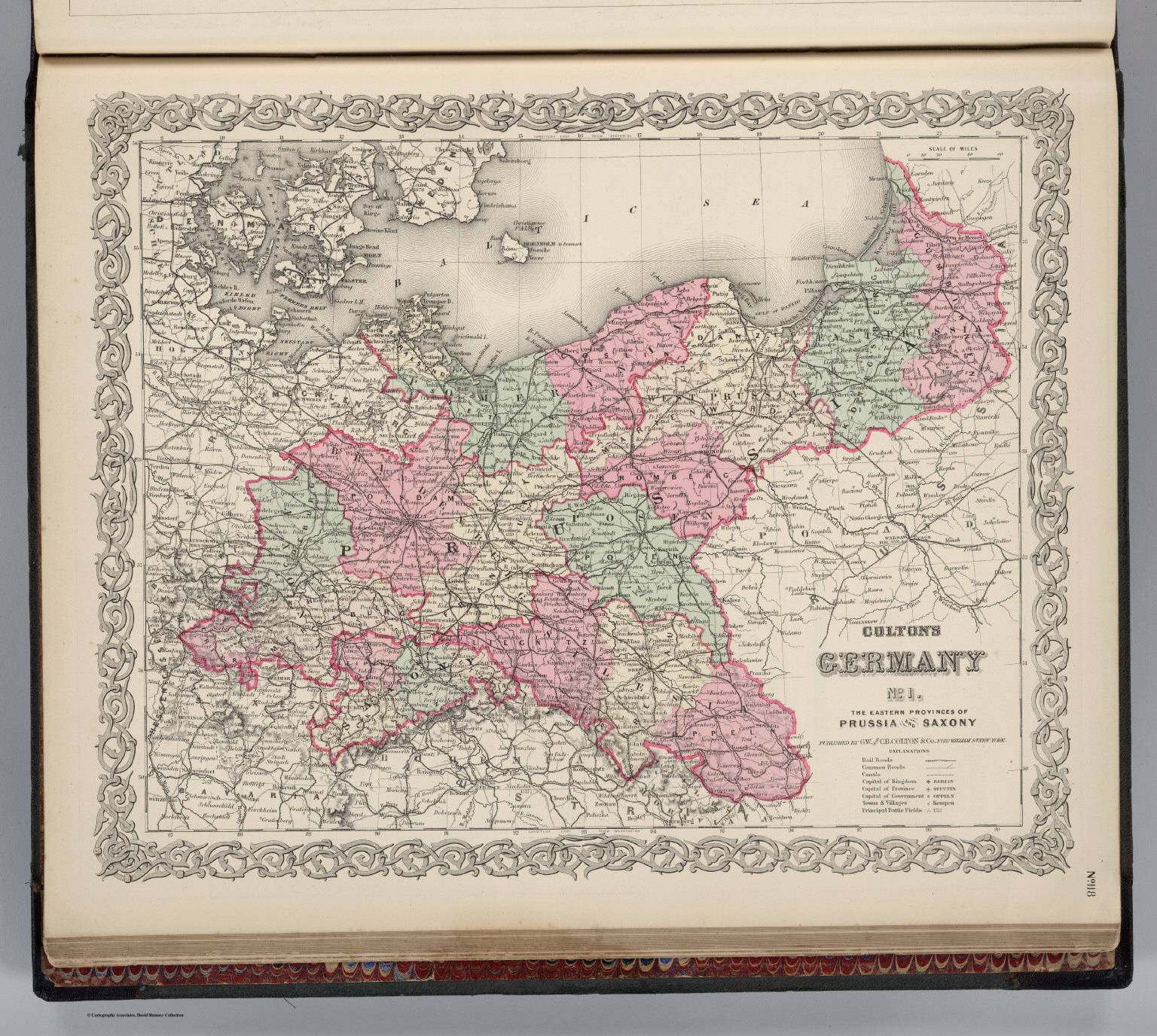 Germany No.1, Prussia and Saxony. - David Rumsey Historical Map Collection