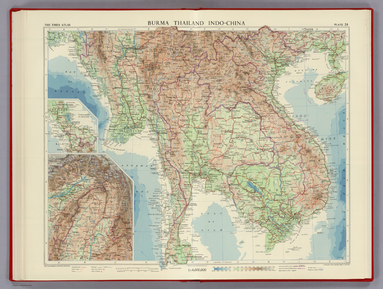 Burma Thailand Indo-China. Plate 24, v.1 - David Rumsey Historical Map ...