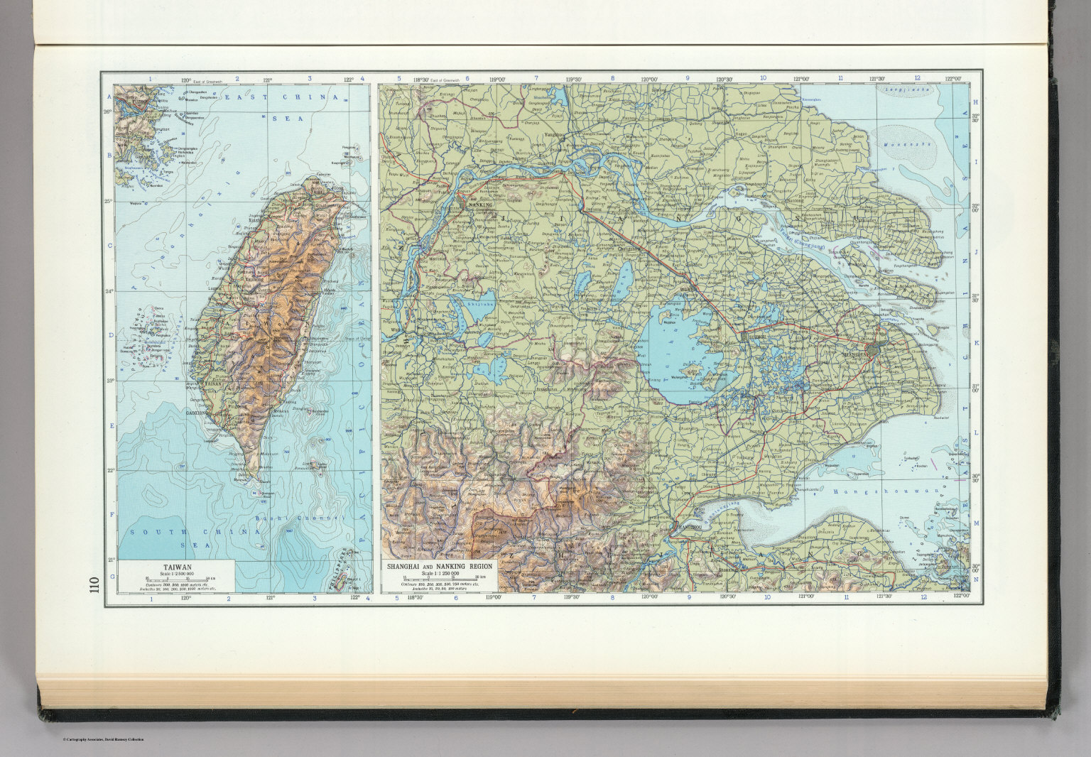 110. Taiwan, Shanghai, Nanking. The World Atlas. - David Rumsey ...