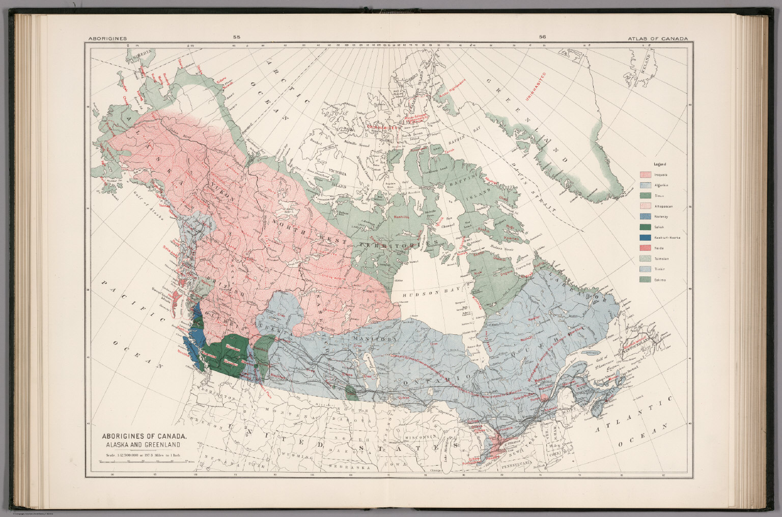 Aborigines of Canada, Alaska and Greenland - David Rumsey Historical ...