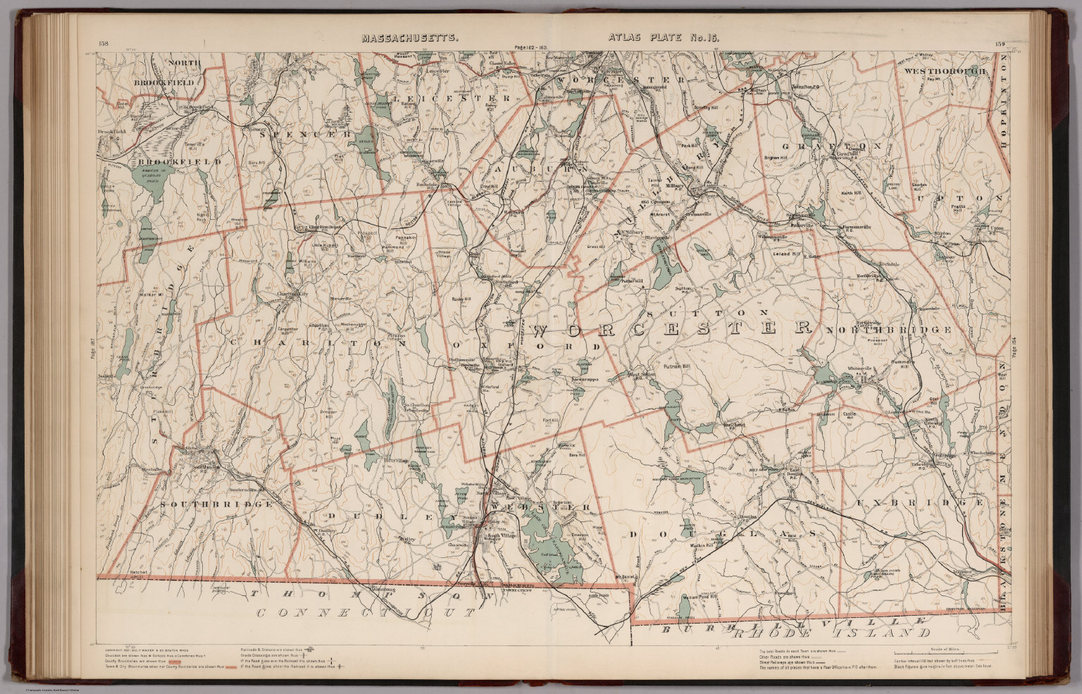 Massachusetts. Atlas Plate No. 16. - David Rumsey Historical Map Collection