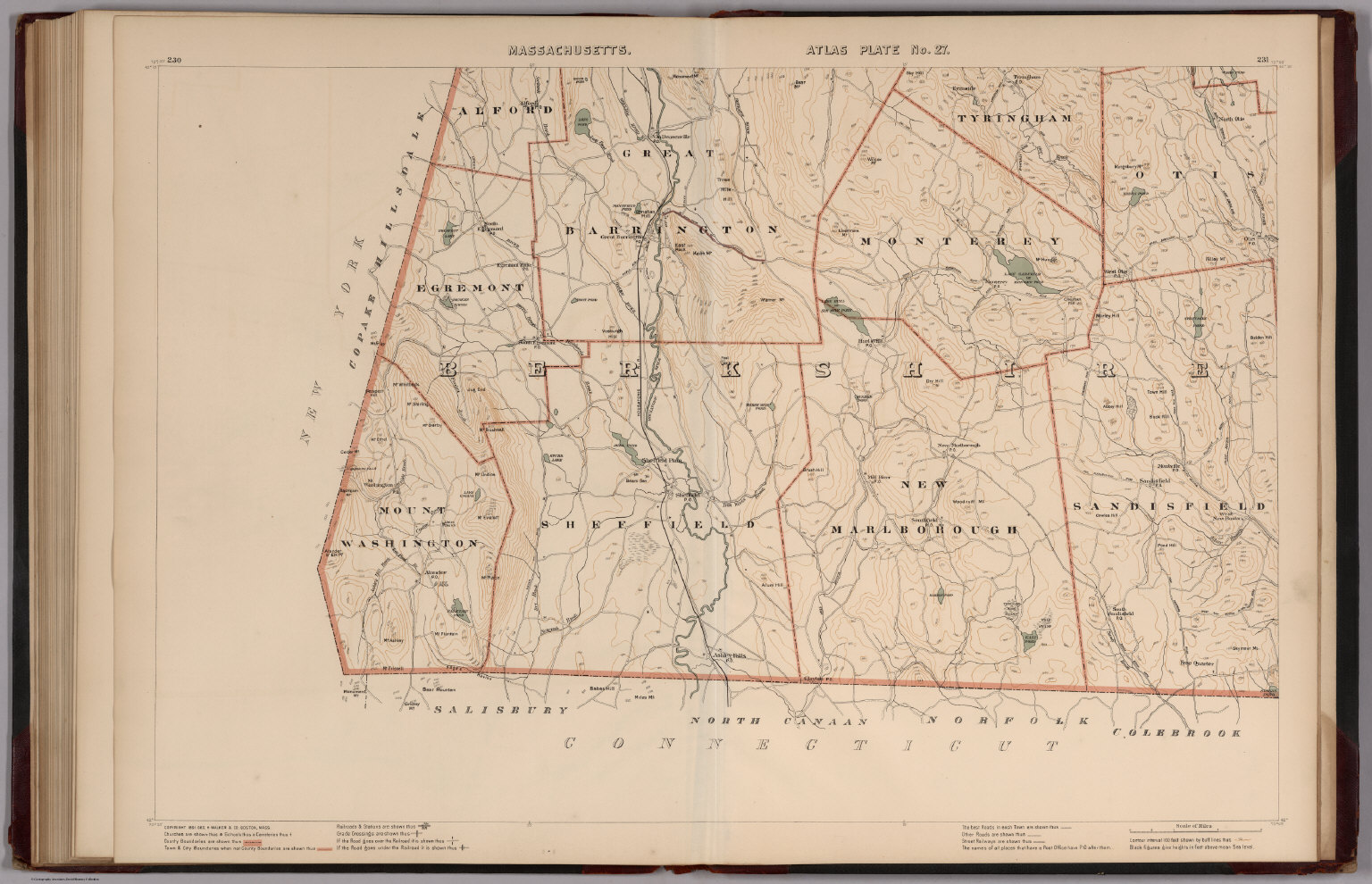 Massachusetts. Atlas Plate No. 27. - David Rumsey Historical Map Collection