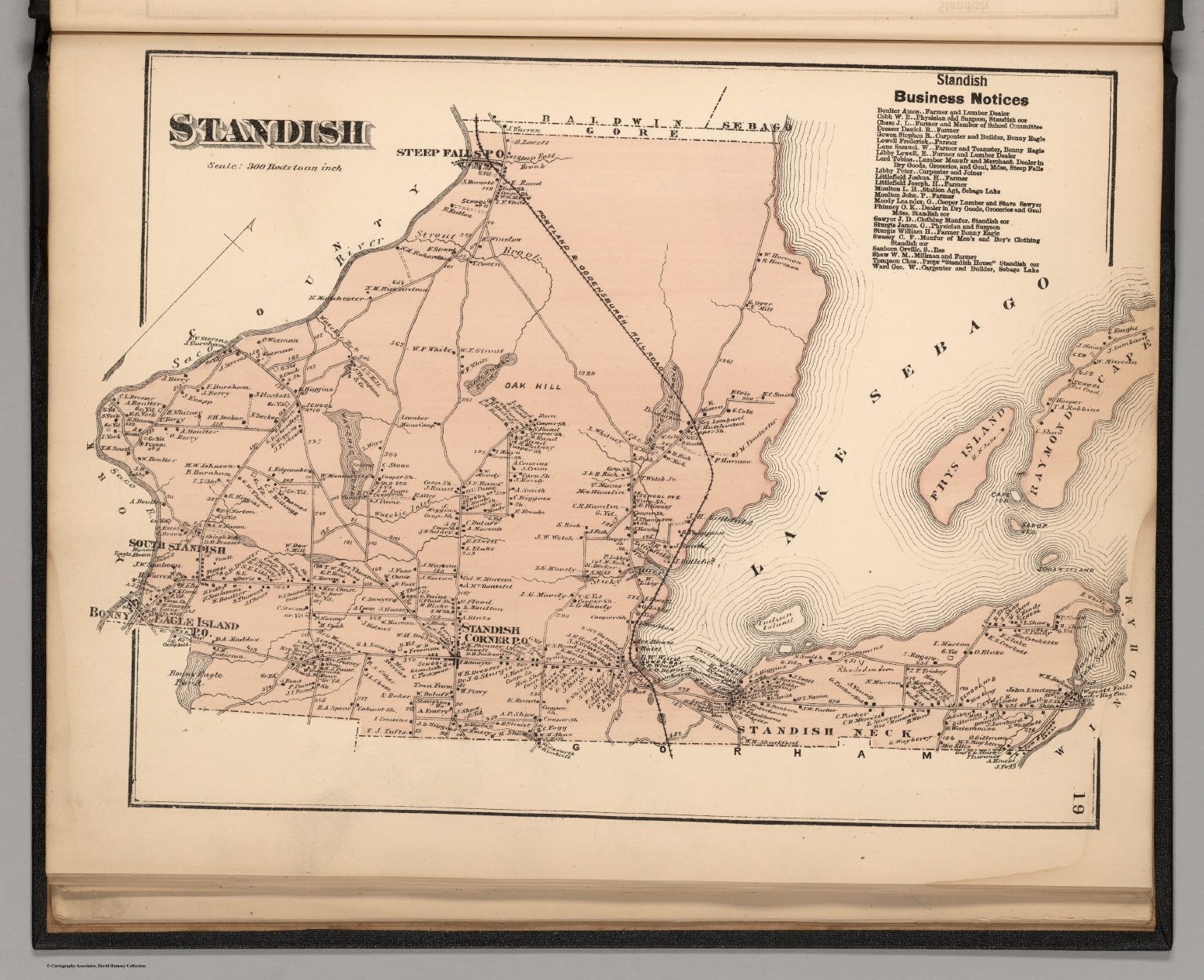 Standish, Cumberland County, Maine. - David Rumsey Historical Map ...