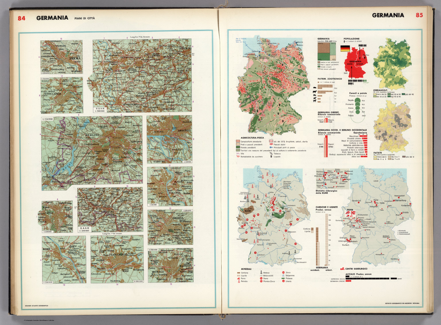 Germania. Piani di Citta. Germania. - David Rumsey Historical Map ...