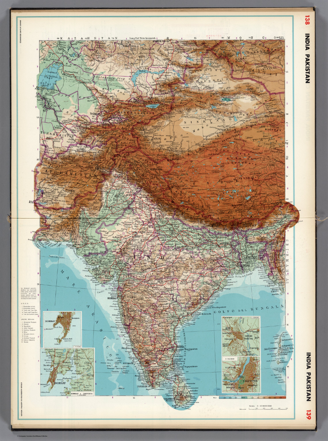India, Pakistan. - David Rumsey Historical Map Collection