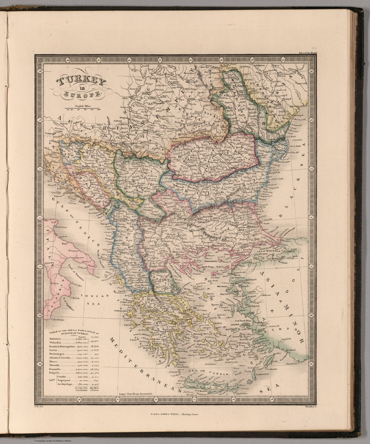 Turkey in Europe - David Rumsey Historical Map Collection