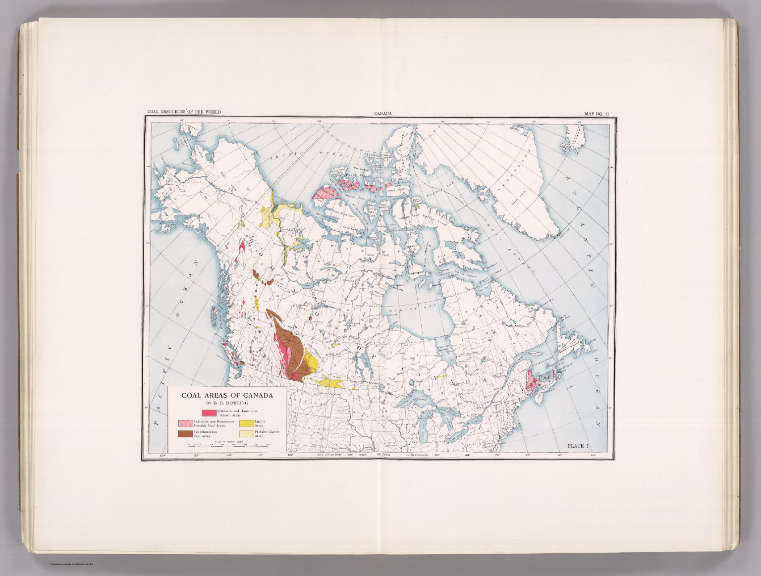 Canada. Coal Resources of the World. - David Rumsey Historical Map ...