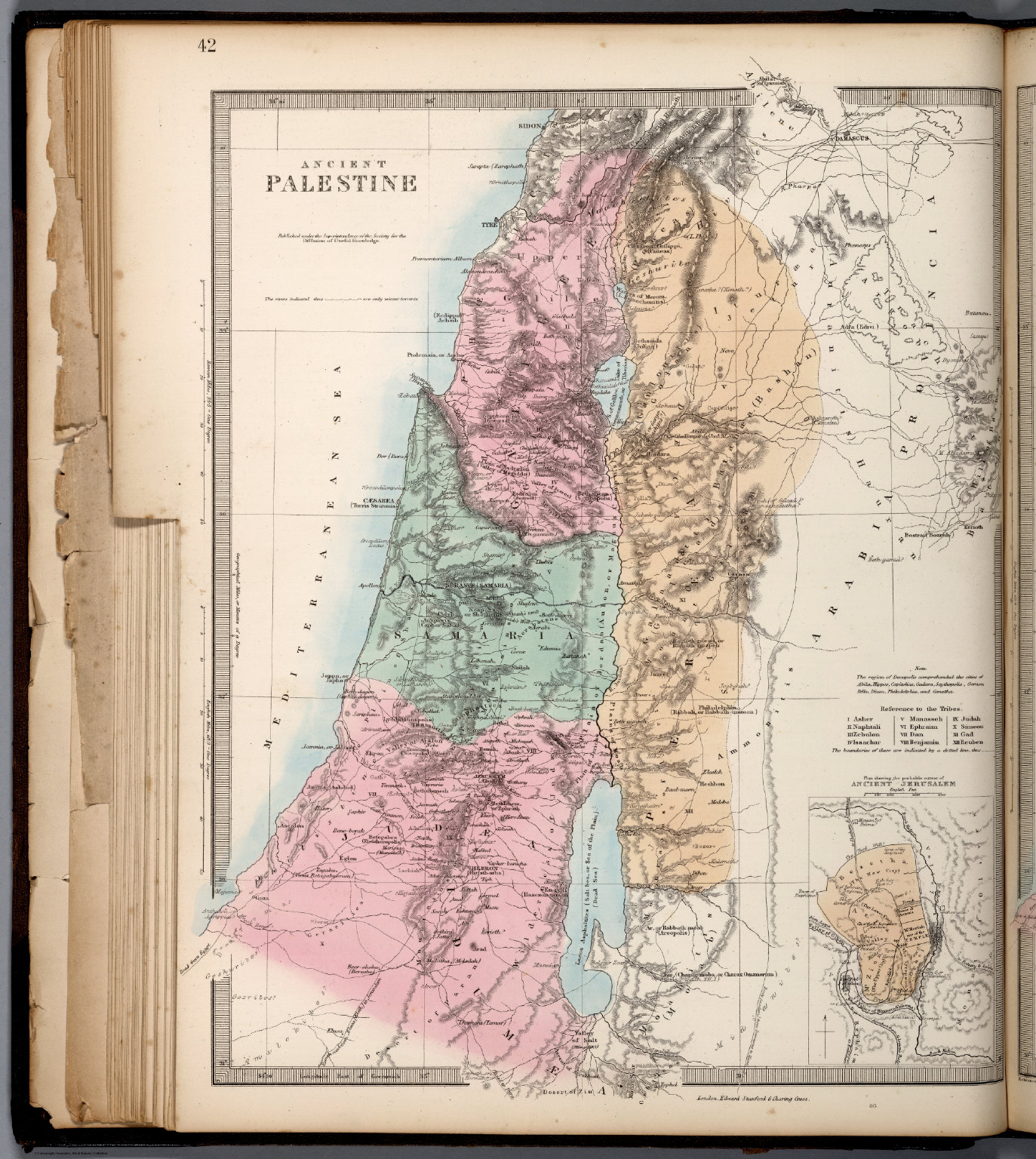Ancient Palestine. - David Rumsey Historical Map Collection