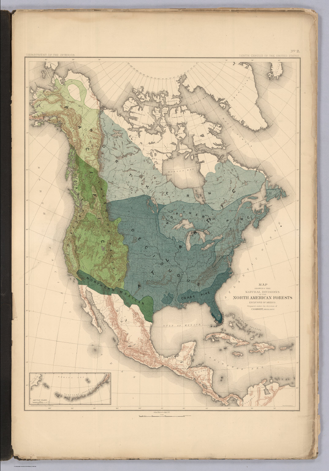 Natural Divisions of the North American Forests. - David Rumsey ...