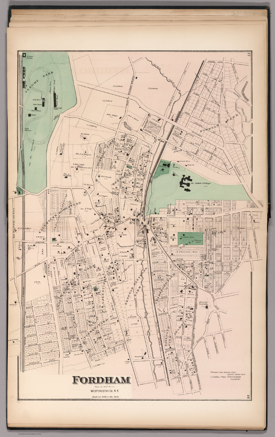 Fordham, New York. - David Rumsey Historical Map Collection