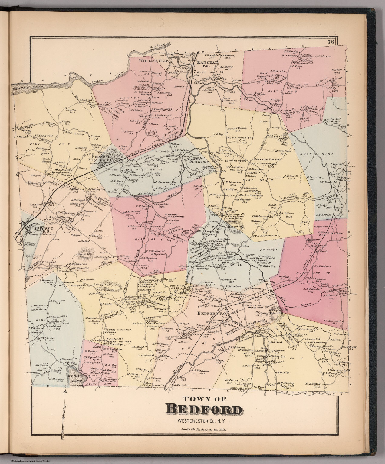 Town of Bedford, Westchester County, New York. - David Rumsey ...