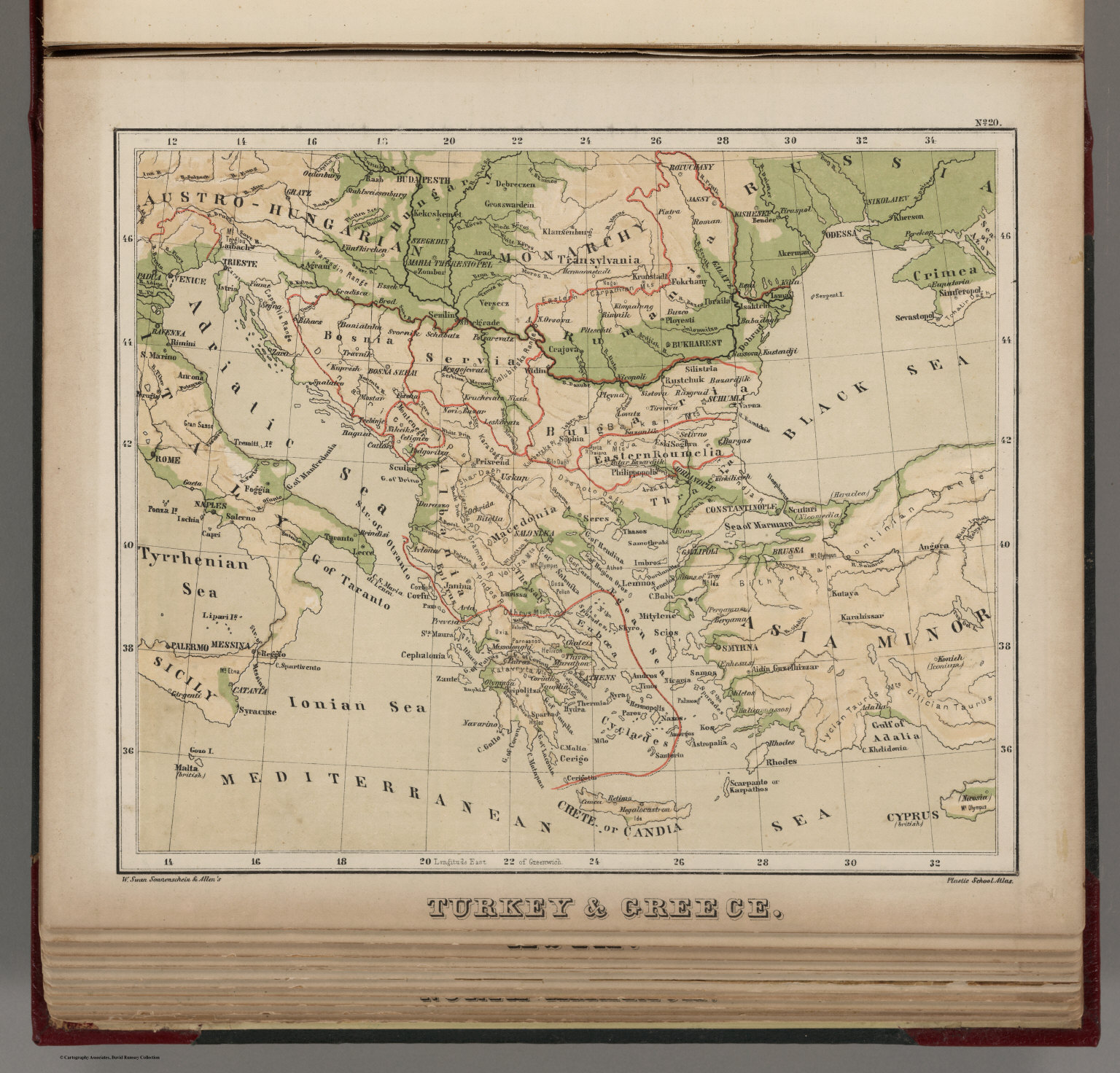 Turkey and Greece. - David Rumsey Historical Map Collection