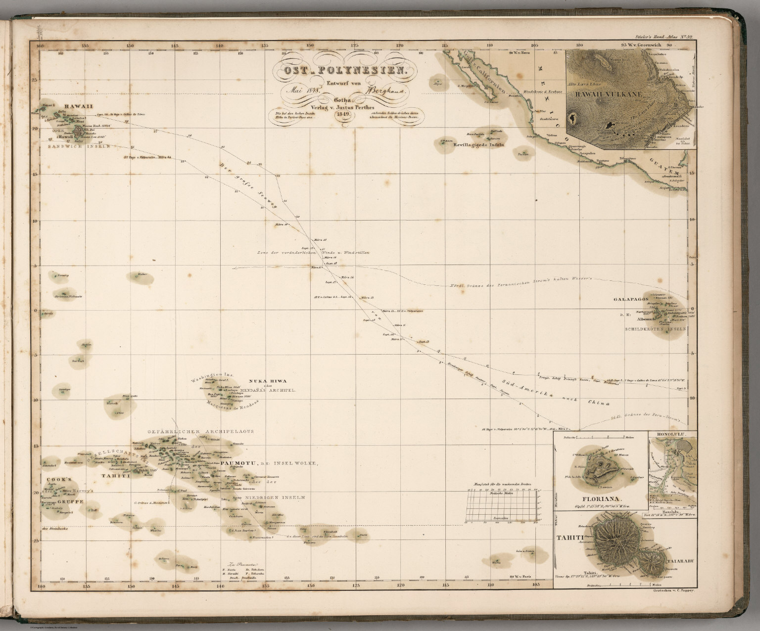 Ost-Polynesien. (Eastern Polynesia). - David Rumsey Historical Map ...
