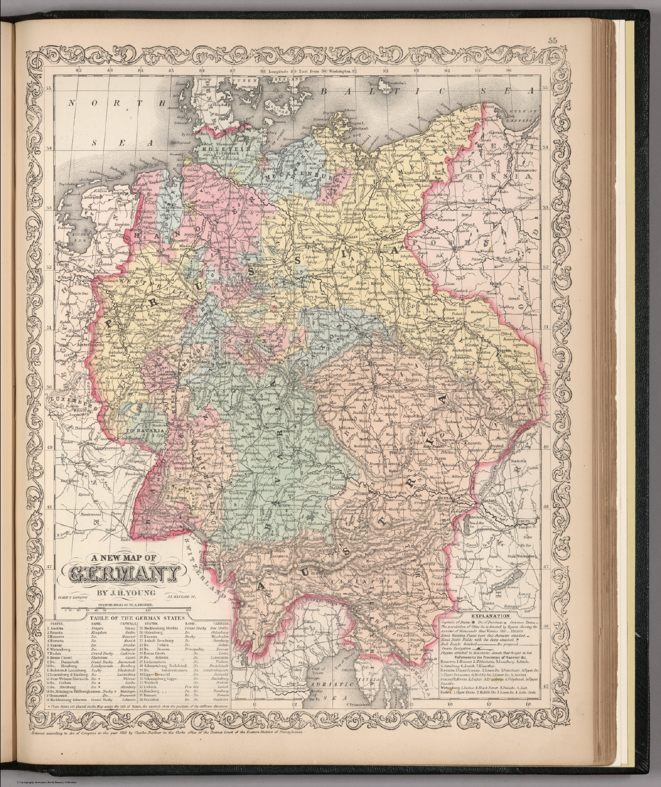 A new map of Germany - David Rumsey Historical Map Collection