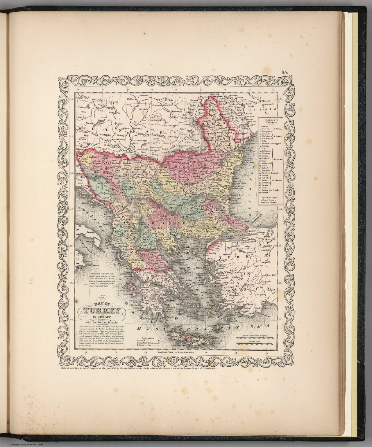 Map of Turkey in Europe - David Rumsey Historical Map Collection