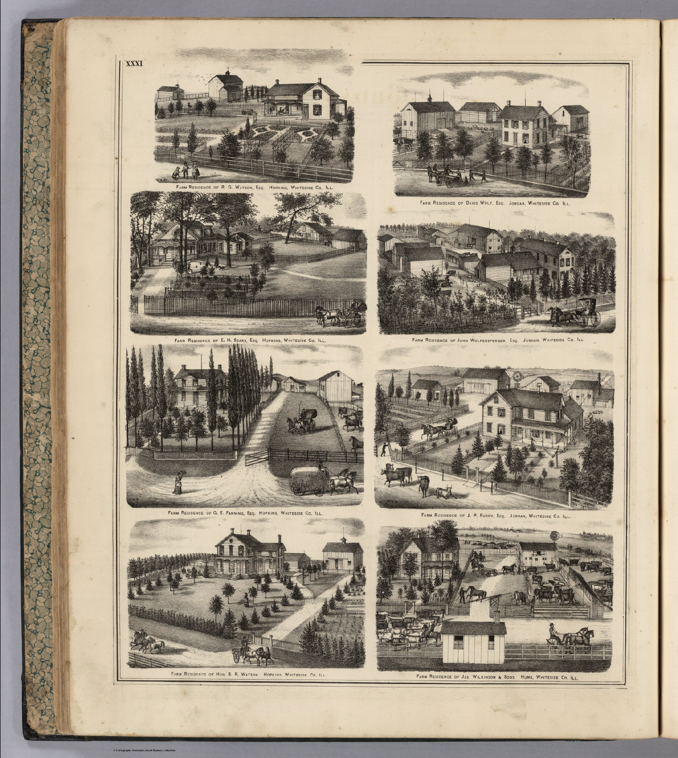 View: Hopkins, Jordan and Hume, Whiteside County, Illinois. - David ...