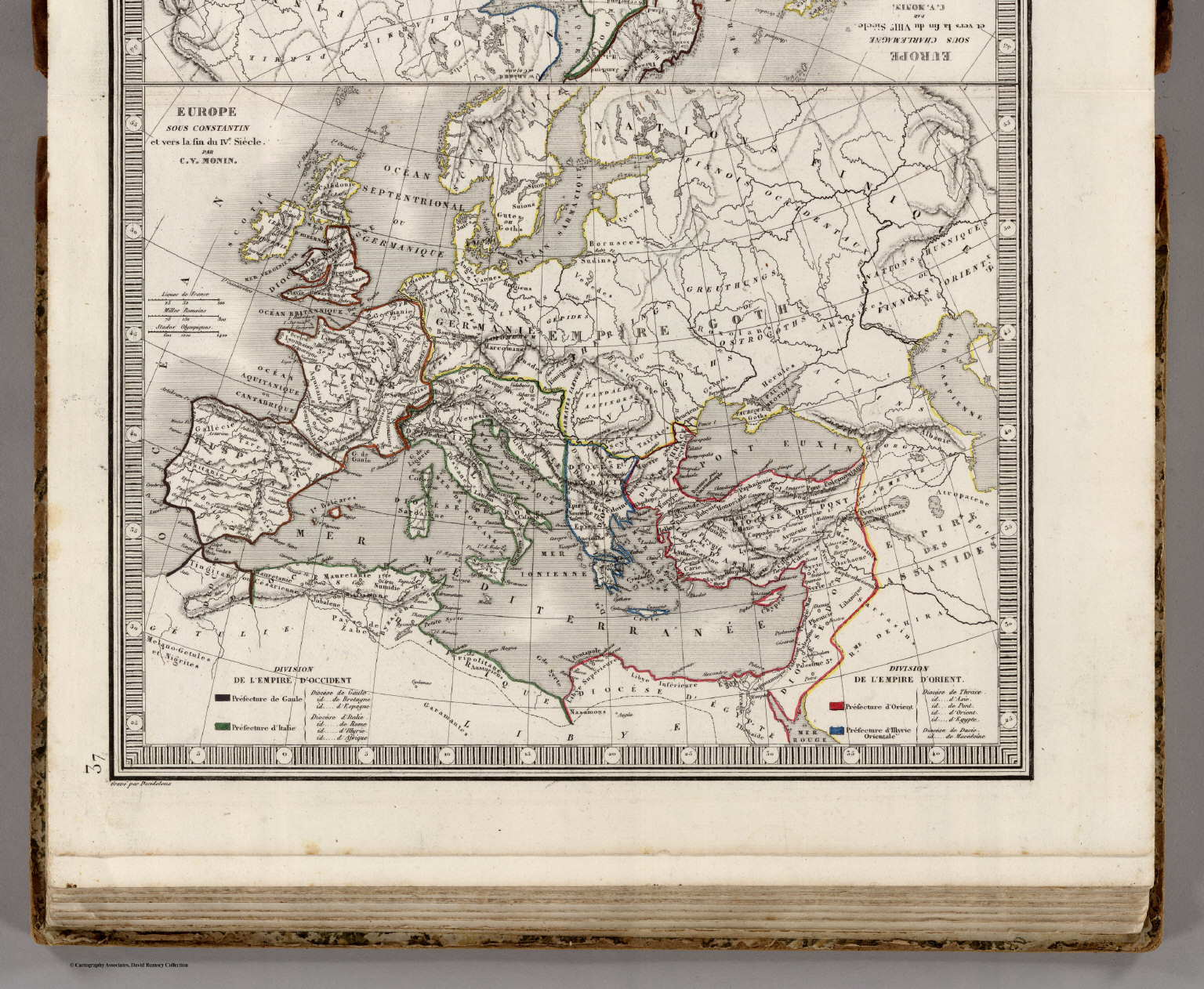 Europe sous Constantin. - David Rumsey Historical Map Collection