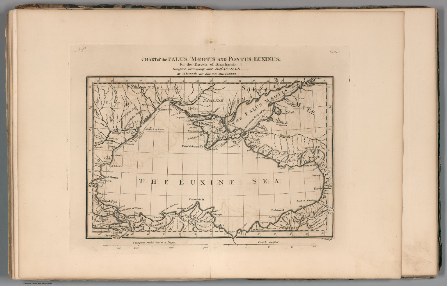 Chart of the Palus Maeotis and Pontus Euxinus. No. 5 - David Rumsey ...