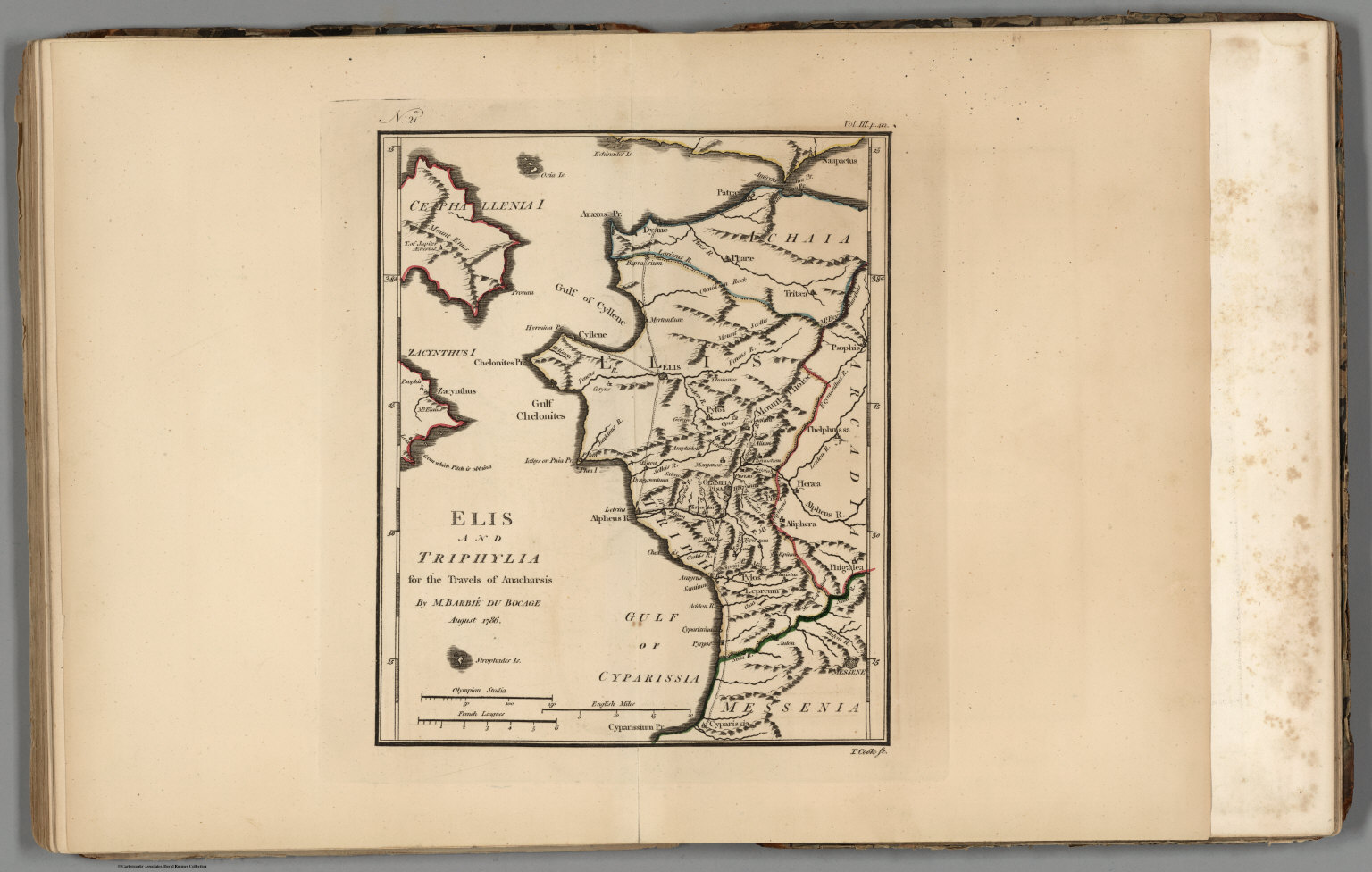 Elis and Triphylia. No. 21 - David Rumsey Historical Map Collection
