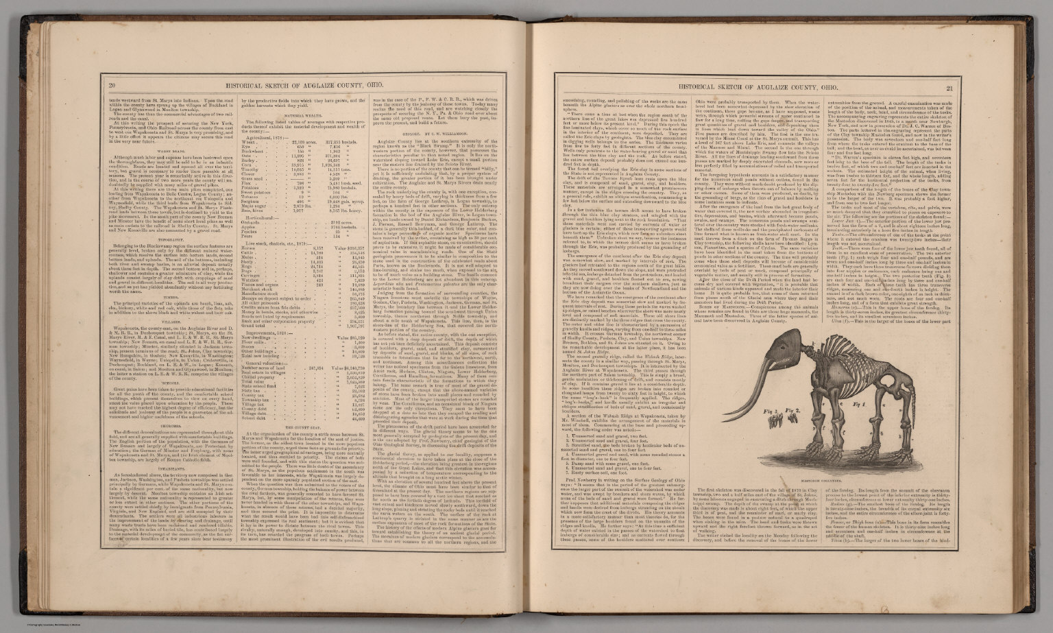 Text: Historical Sketch of Auglaize County, Ohio (continued). - David ...