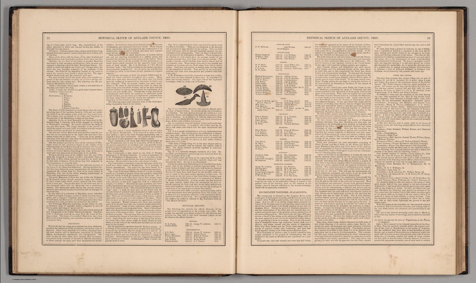 Text: Historical Sketch of Auglaize County, Ohio (continued). - David ...