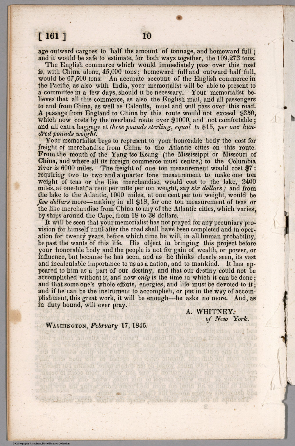 Text Page: (Continues) Memorial of A. Whitney - David Rumsey Historical ...