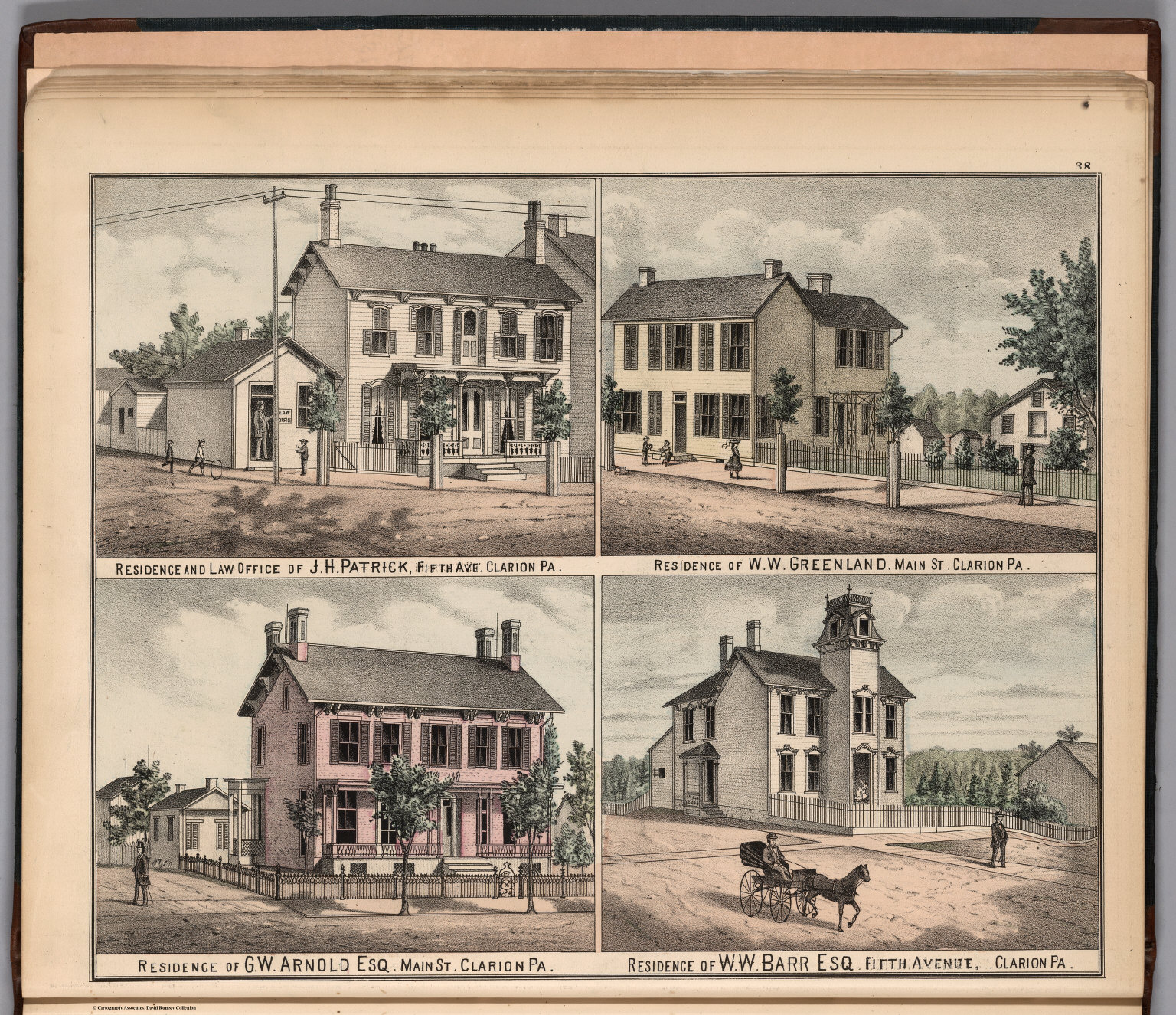 View: Residence and Law Office of J.H. Patrick. Residences of W.W ...